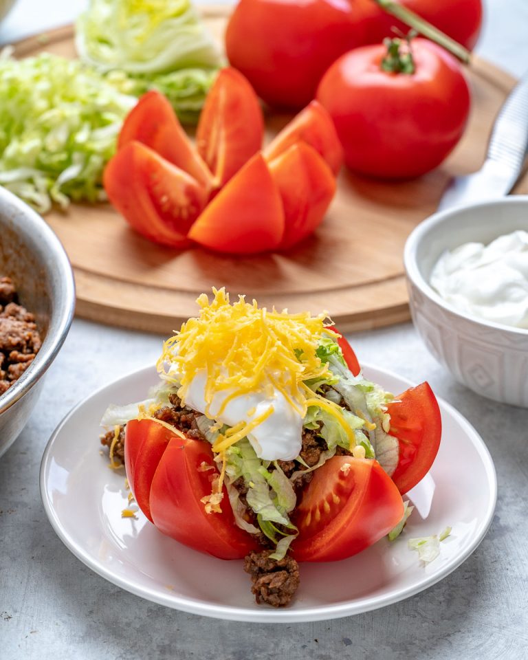 Low Carb Taco Tomatoes for Easy & Flavorful Clean Eating! | Clean Food ...