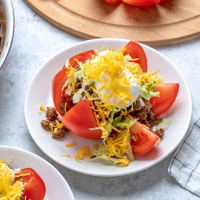 Low Carb Taco Tomatoes for Easy & Flavorful Clean Eating! | Clean Food ...