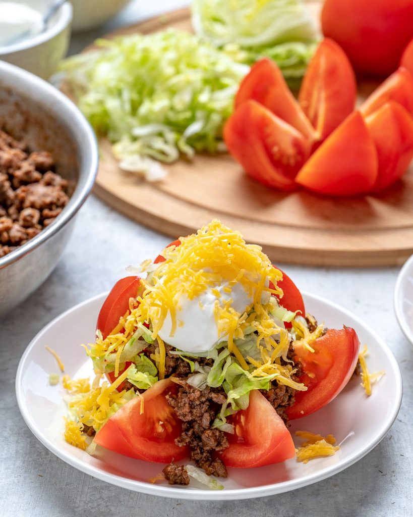 Low Carb Taco Tomatoes for Easy & Flavorful Clean Eating! | Clean Food ...