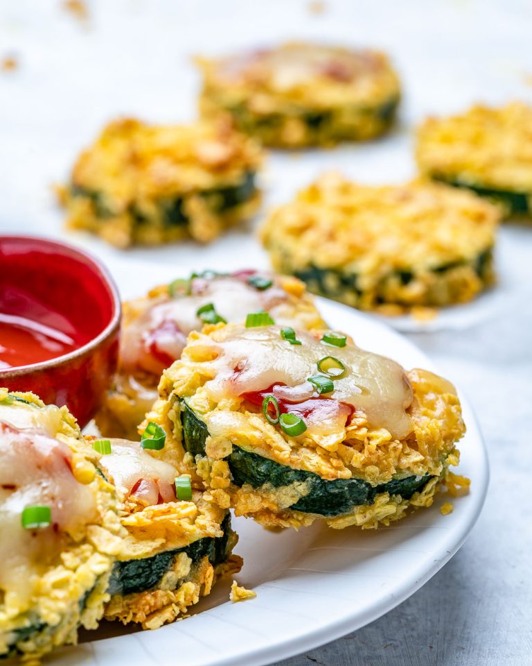 Cheesy Zucchini Corn Chips for a Fun and Tasty Treat! | Clean Food Crush