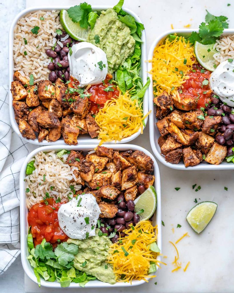 Copycat Chipotle Chicken Burrito Bowls CFC Style | Clean Food Crush Copycat Chipotle Chicken Burrito Bowls CFC Style | Clean Food Crush