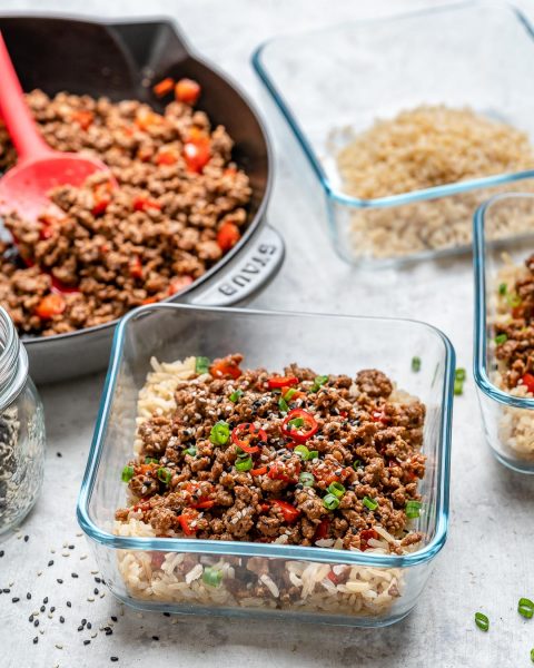 Asian Style Beef Meal Prep Bowls | Clean Food Crush