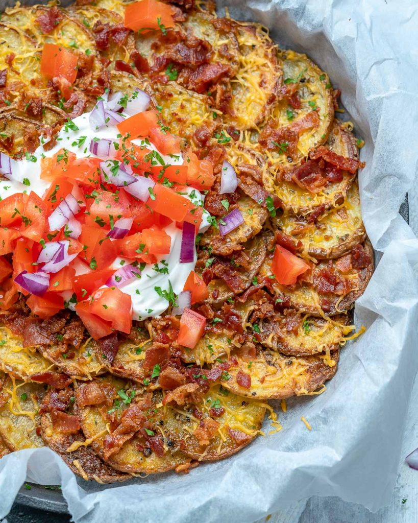 Irish inspired Potato Nachos | Clean Food Crush