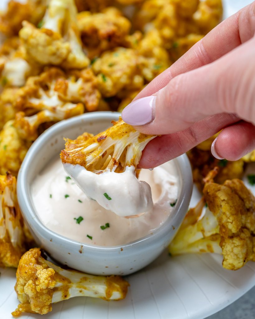 Beer Battered Crispy Baked Cauliflower | Clean Food Crush