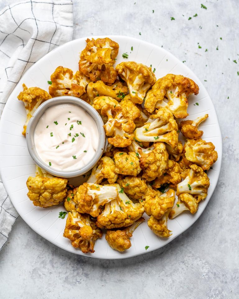 Beer Battered Crispy Baked Cauliflower | Clean Food Crush