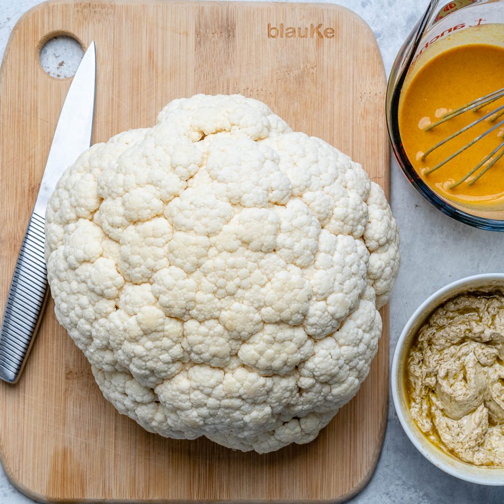 Beer Battered Crispy Baked Cauliflower | Clean Food Crush