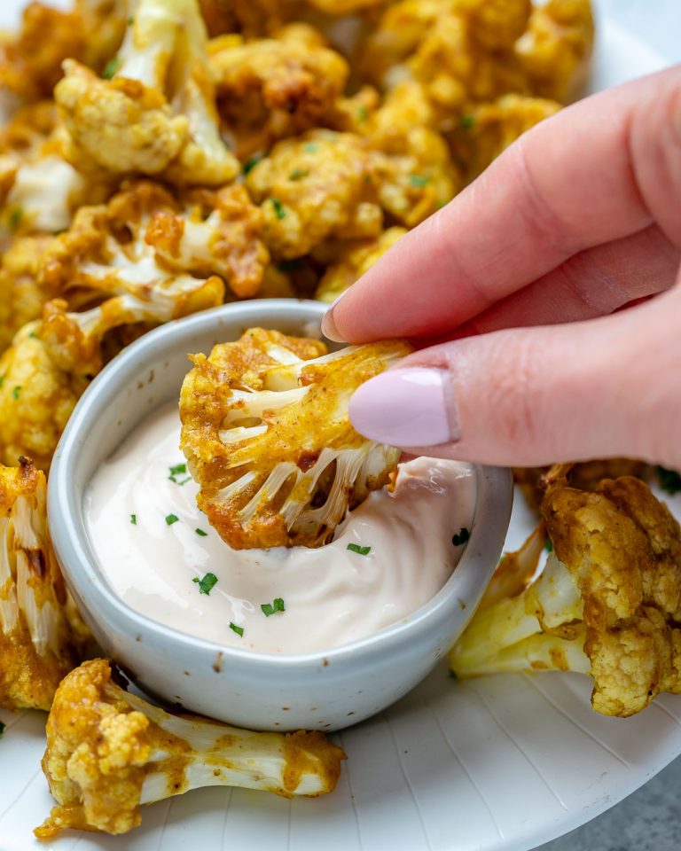 Beer Battered Crispy Baked Cauliflower | Clean Food Crush