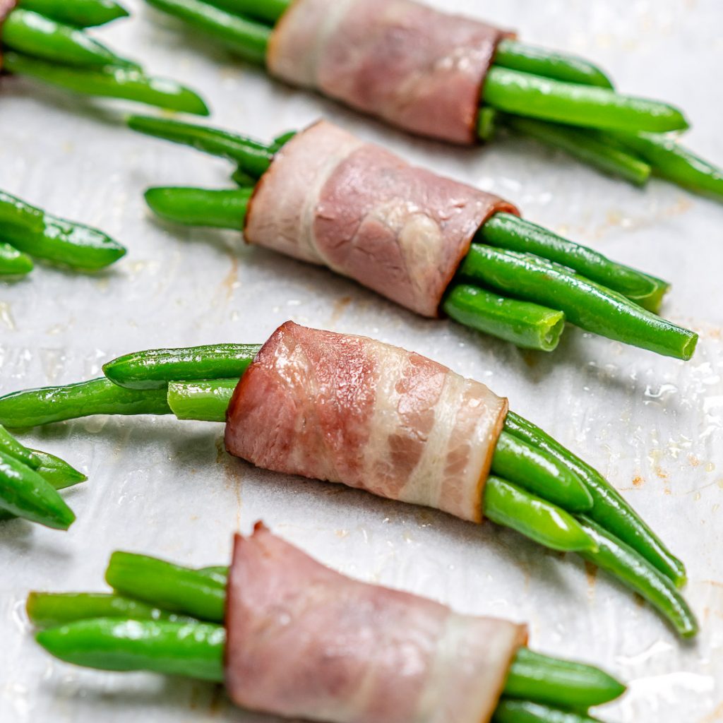 Green Bean and Bacon Bundles | Clean Food Crush