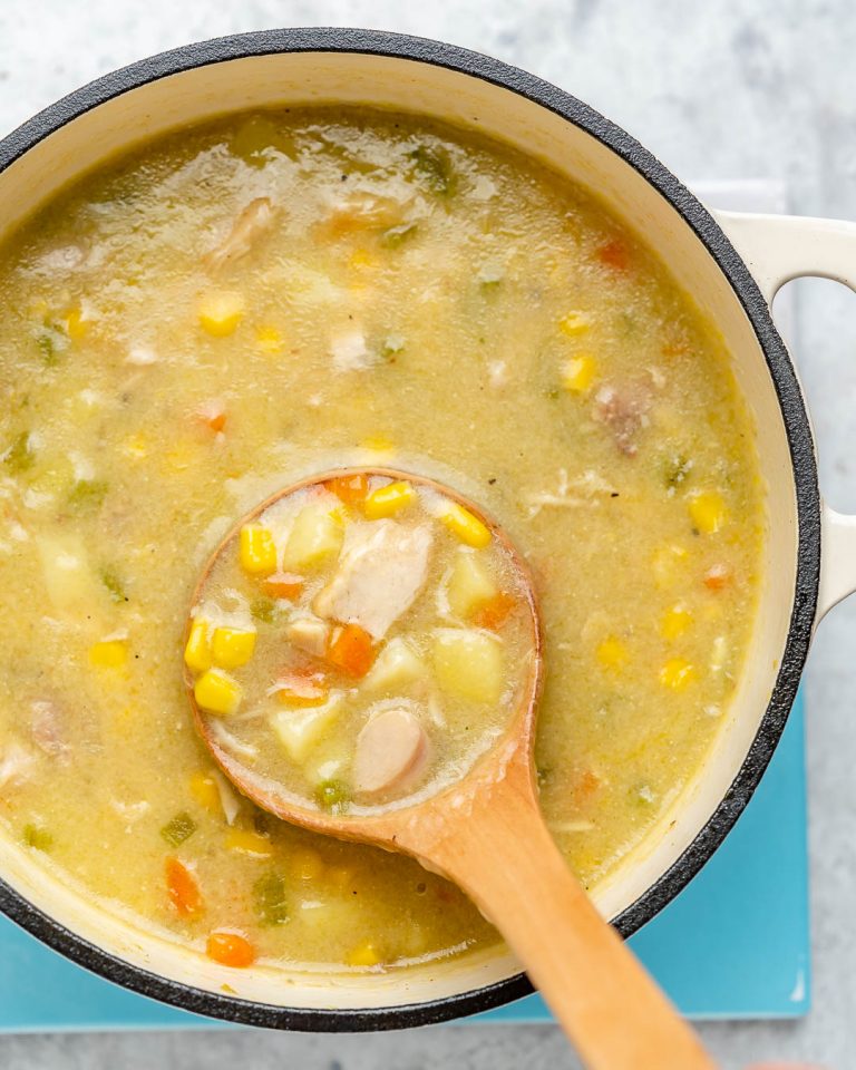 Chicken + Corn Chowder | Clean Food Crush