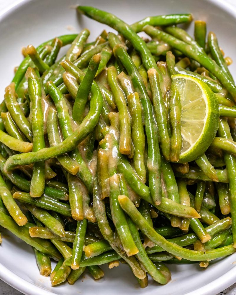 Creamy Braised Green Beans | Clean Food Crush