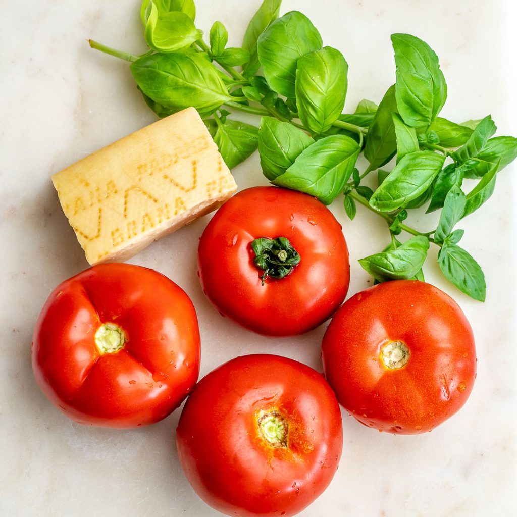 Baked Parmesan Tomatoes | Clean Food Crush