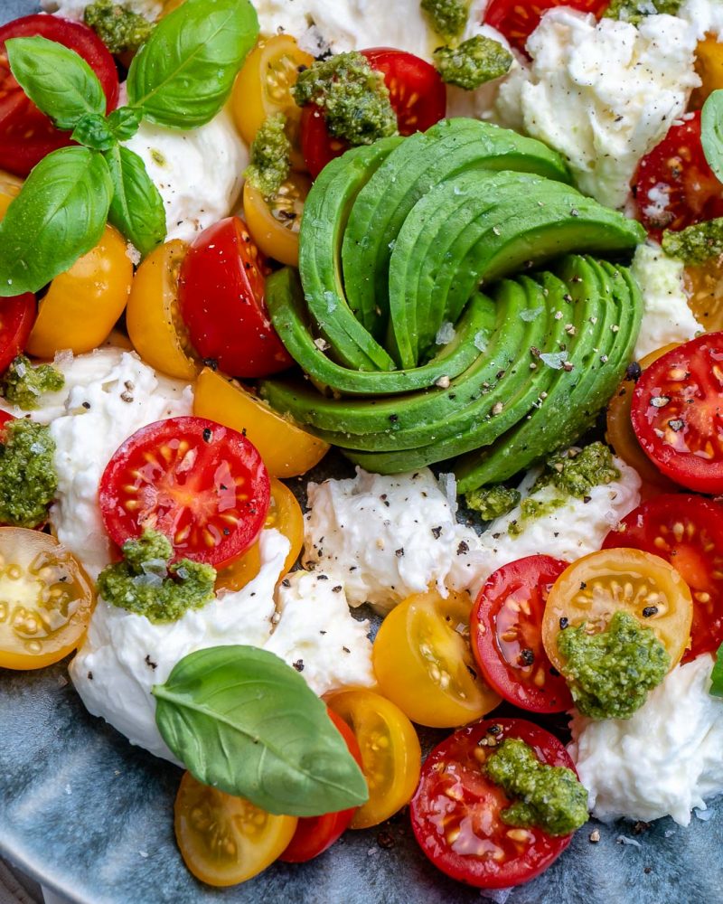 Avocado Caprese Salad | Clean Food Crush