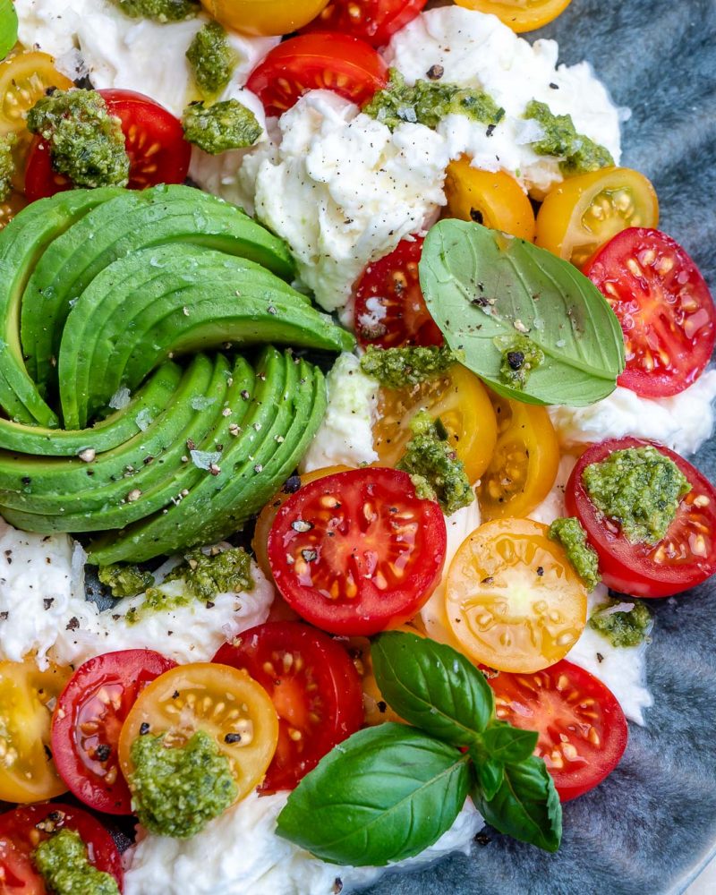 Avocado Caprese Salad | Clean Food Crush
