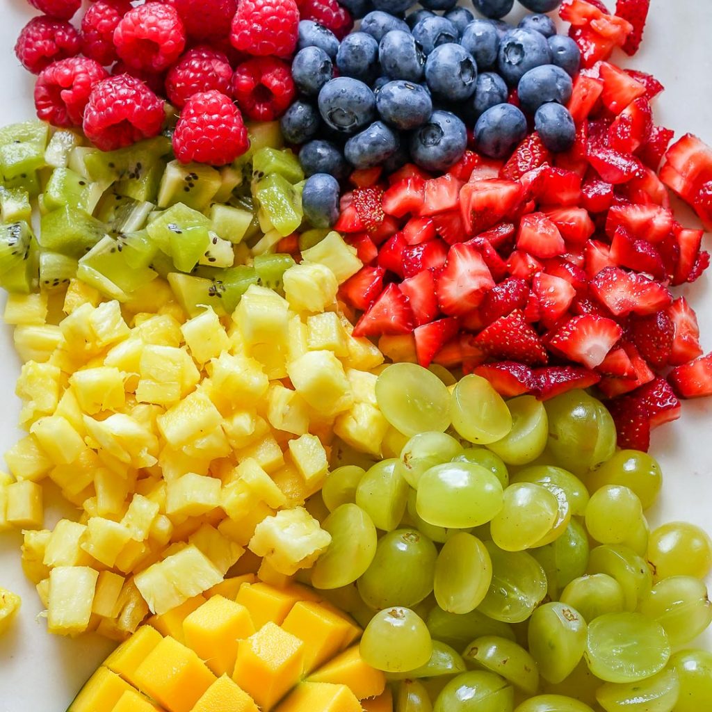 7 Layer Fresh Fruit Salad | Clean Food Crush