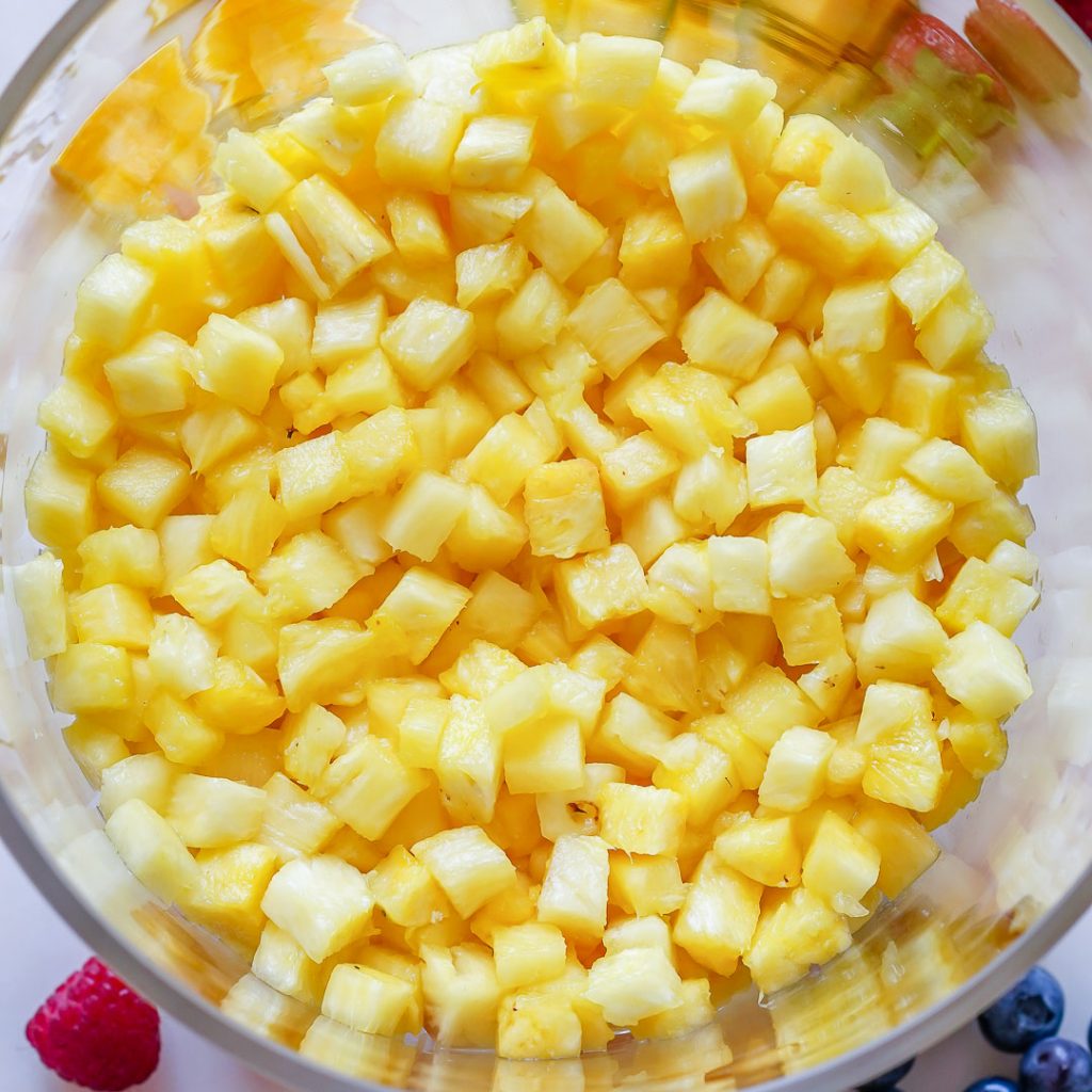 7 Layer Fresh Fruit Salad | Clean Food Crush