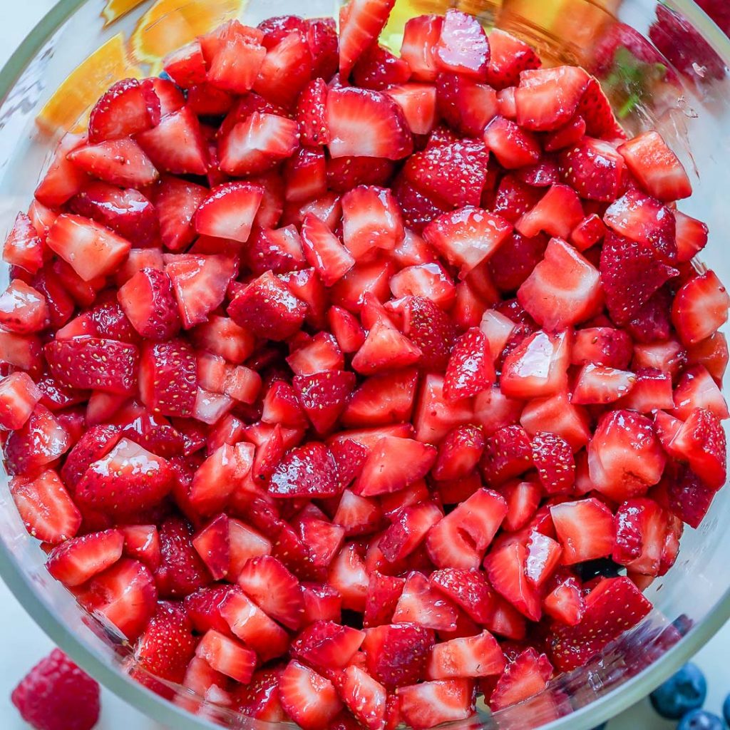 7 Layer Fresh Fruit Salad | Clean Food Crush