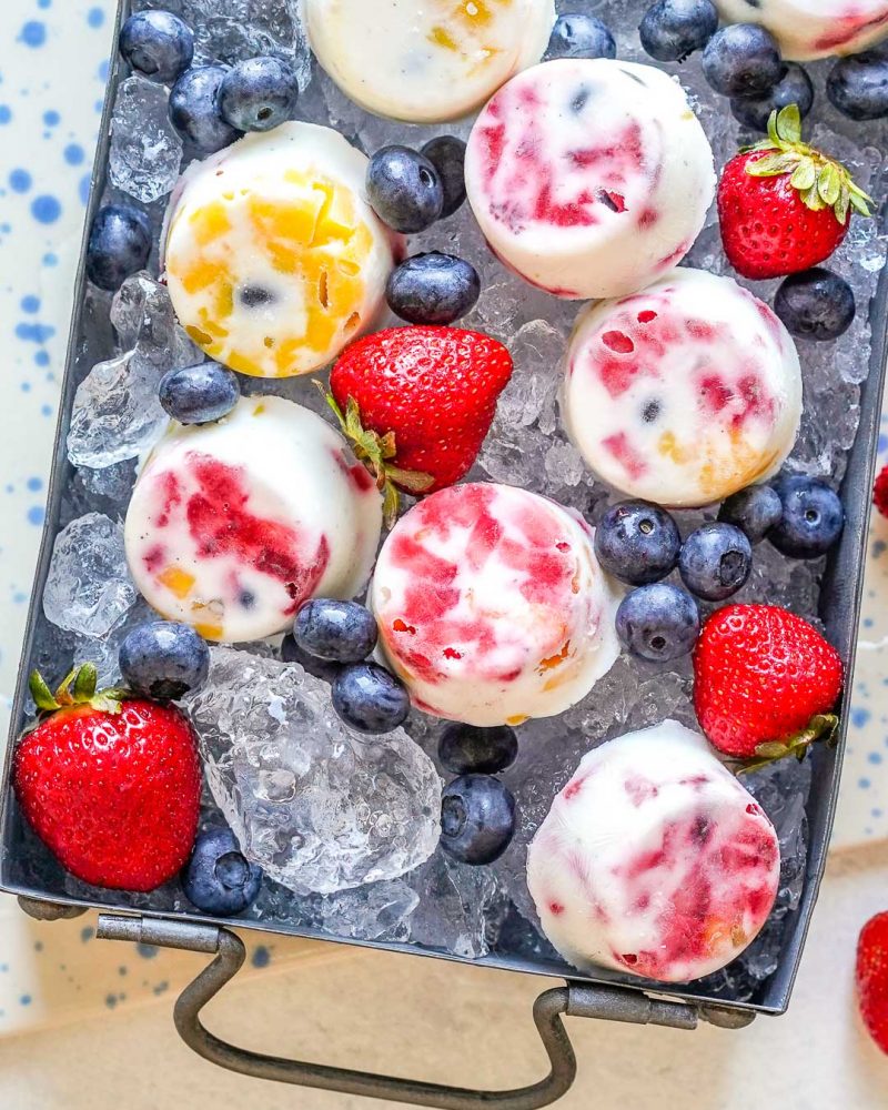 Mini Fro-Yo Cups | Clean Food Crush