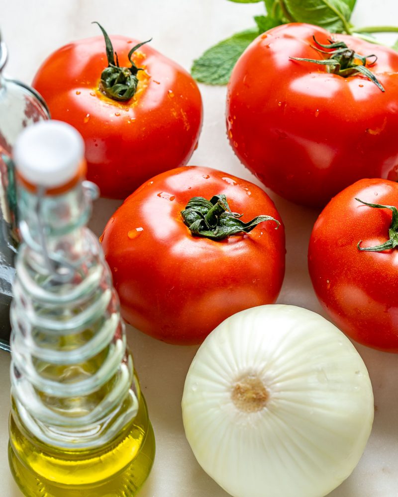Sweet Onion + Tomato Salad | Clean Food Crush