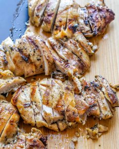 Grilled Chicken Zoodle Bowls with Tomato-Basil Sauce | Clean Food Crush