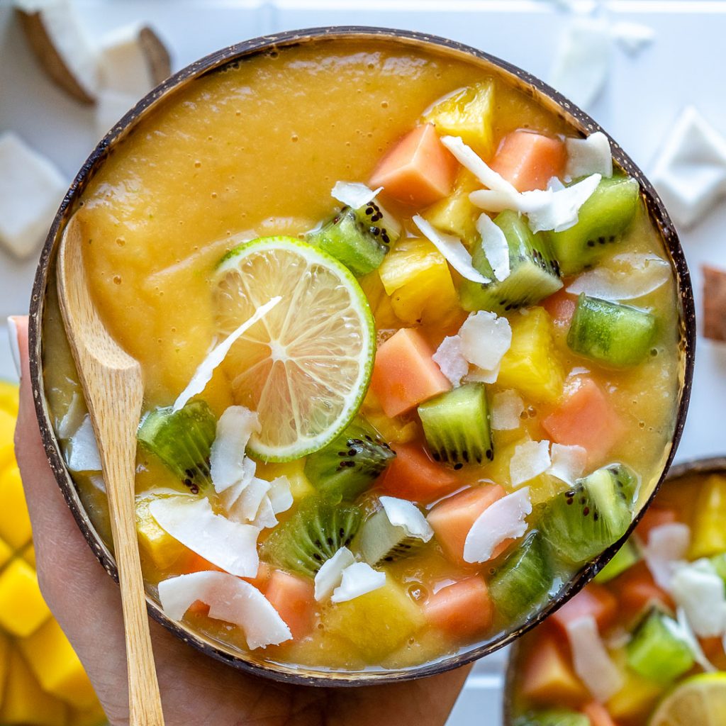 Tropical Smoothie Bowls | Clean Food Crush