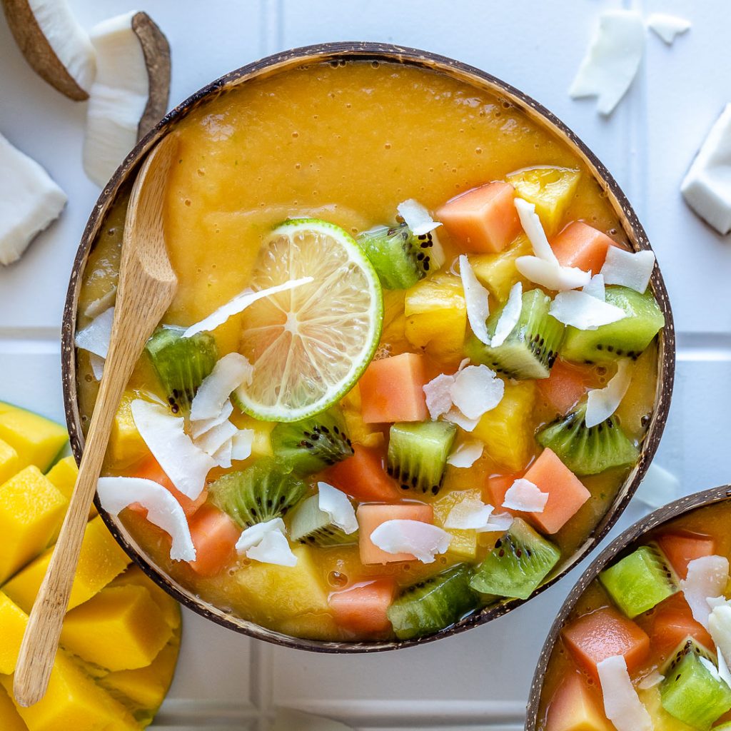 Tropical Smoothie Bowls | Clean Food Crush