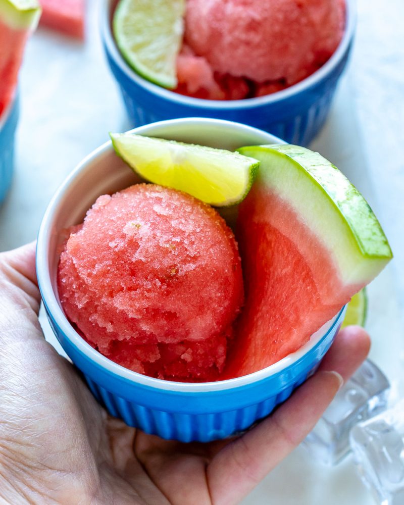 Watermelon Sorbet | Clean Food Crush