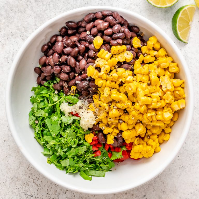 Black Bean Pico De Gallo | Clean Food Crush