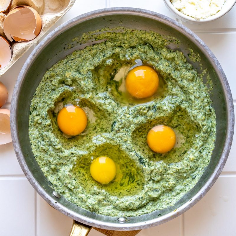 CFC Creamy Green Shakshuka | Clean Food Crush