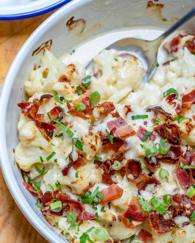 Loaded ‘Cauli & Cheese’ Bake | Clean Food Crush