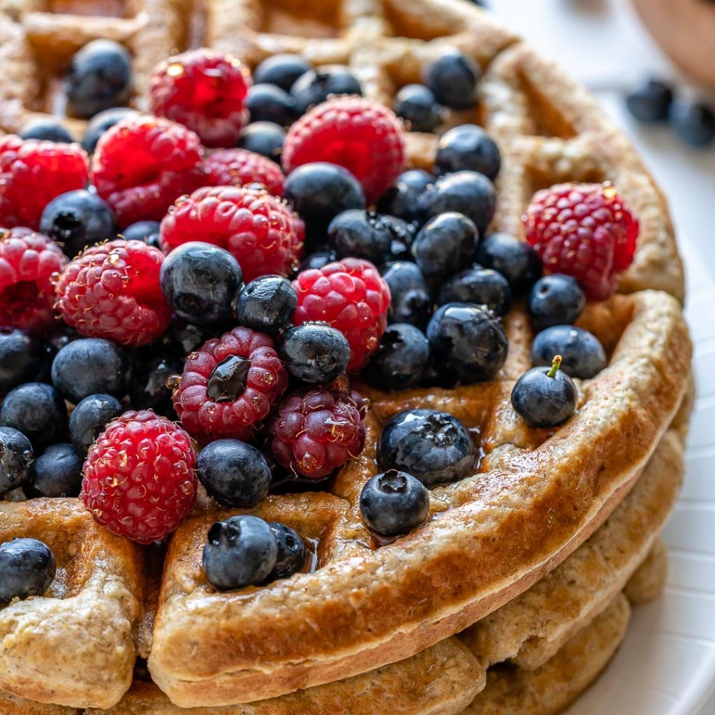 Good Morning Oatmeal Waffles | Clean Food Crush