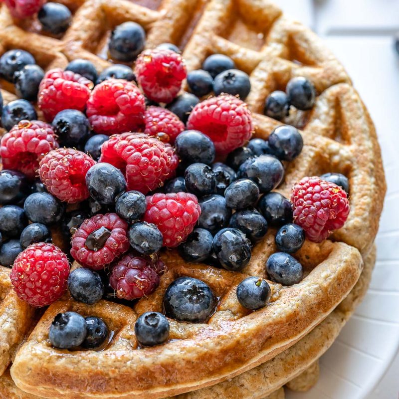 Good Morning Oatmeal Waffles | Clean Food Crush