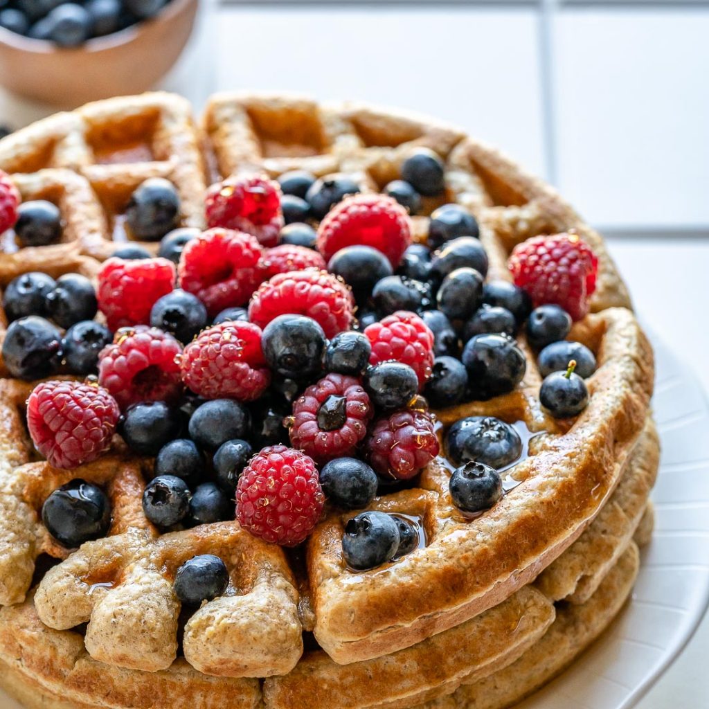 Good Morning Oatmeal Waffles | Clean Food Crush