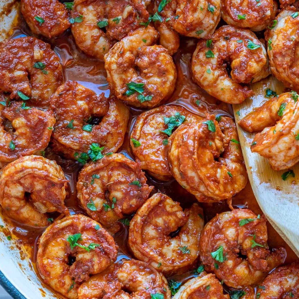 Spicy New Orleans Inspired Shrimp | Clean Food Crush
