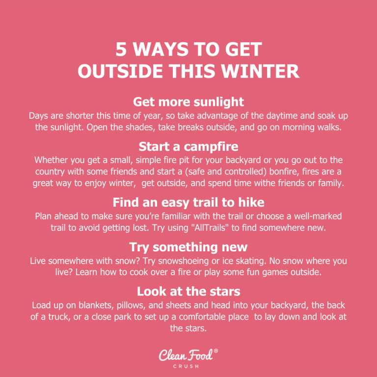 Guide to Getting Outside this Winter | Clean Food Crush