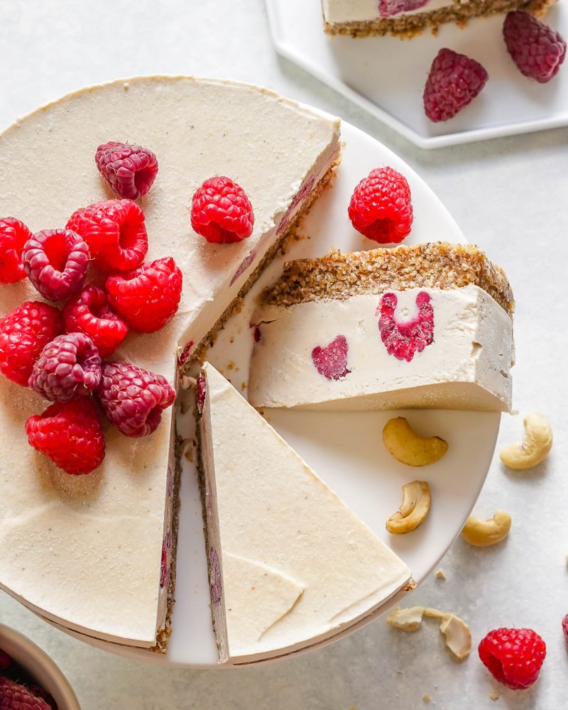 Raspberry + Lemon Cheesecake (No Bake) | Clean Food Crush