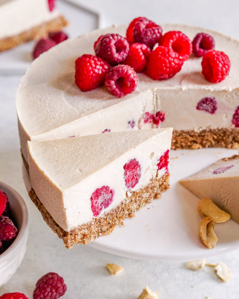 Raspberry + Lemon Cheesecake (No Bake) | Clean Food Crush