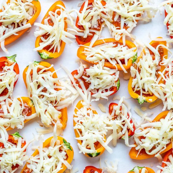 Pepper Pizza Poppers | Clean Food Crush