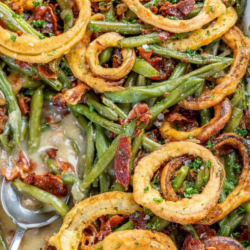 Rachel’s Homemade Green Bean Casserole | Clean Food Crush