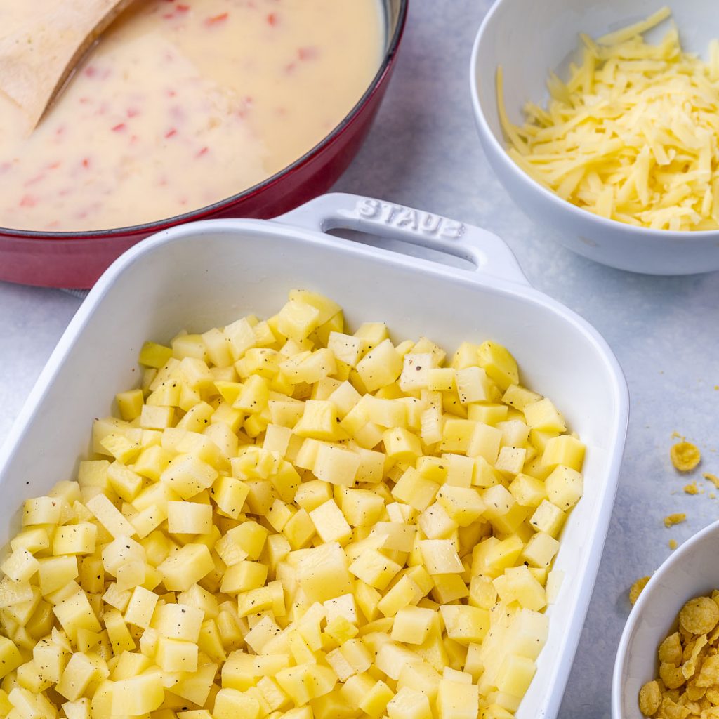 Special Cheesy Potato Casserole | Clean Food Crush