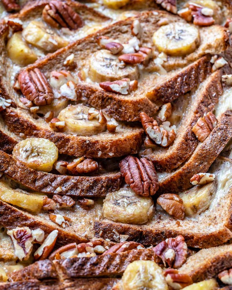 Sprouted Overnight French Toast Casserole | Clean Food Crush