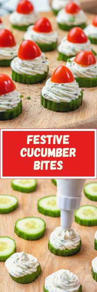 Festive Cucumber Bites | Clean Food Crush