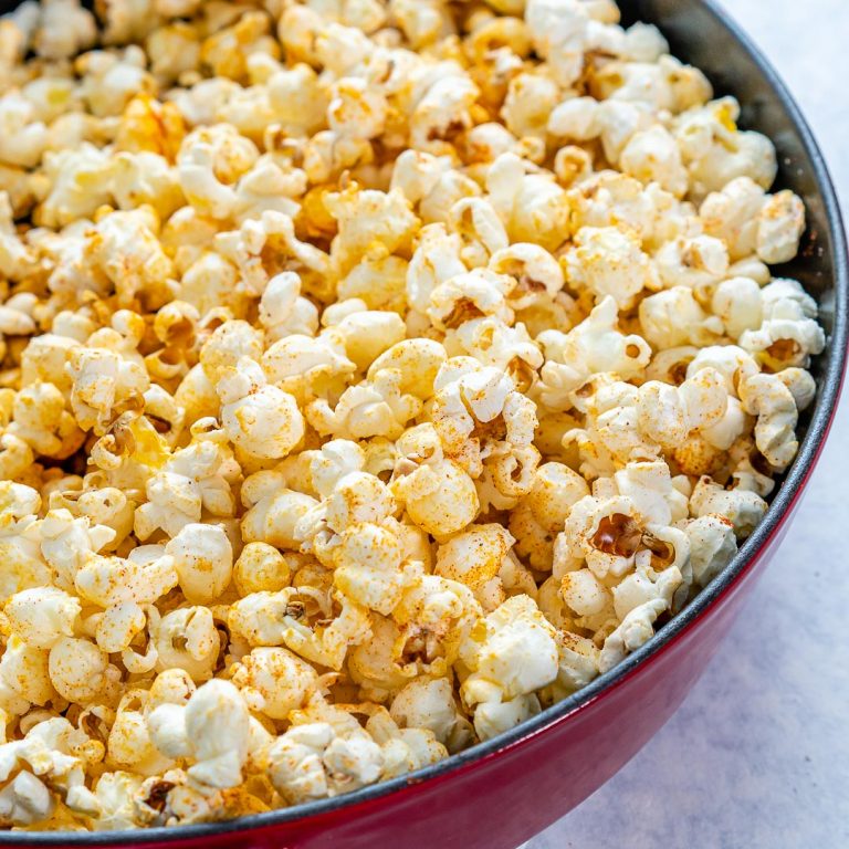 Healthier Stovetop Popcorn | Clean Food Crush