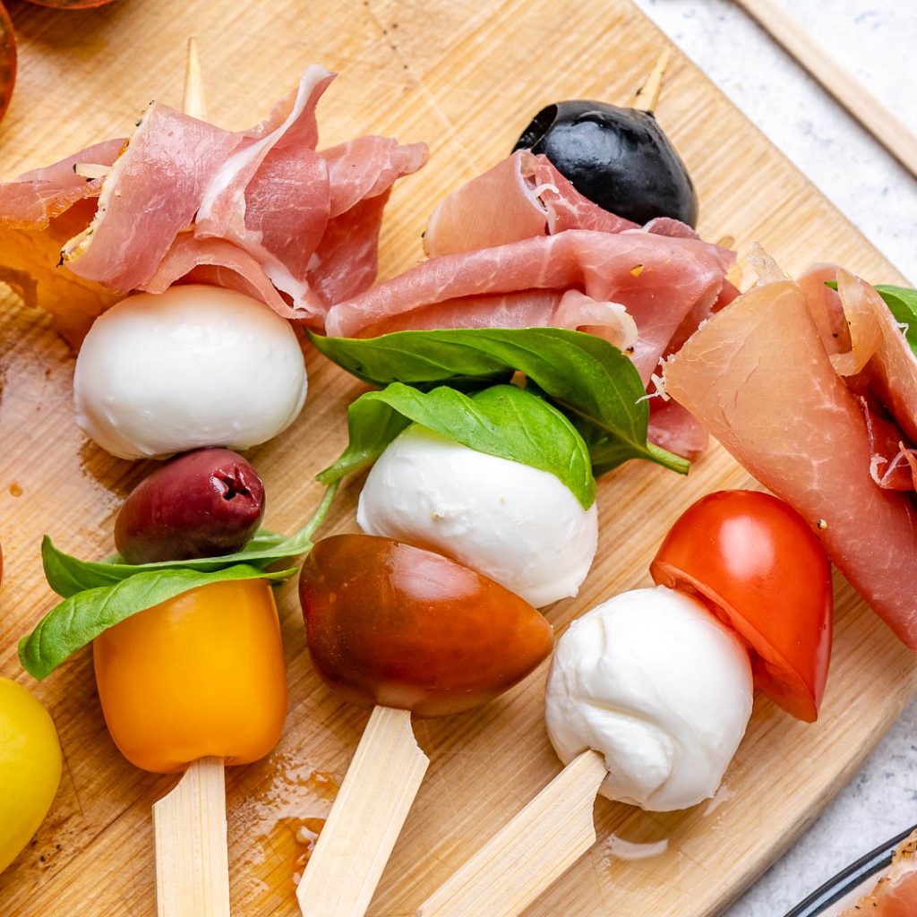 Mini Caprese Skewers | Clean Food Crush