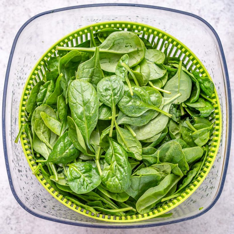Sautéed Fresh Lemony Spinach | Clean Food Crush
