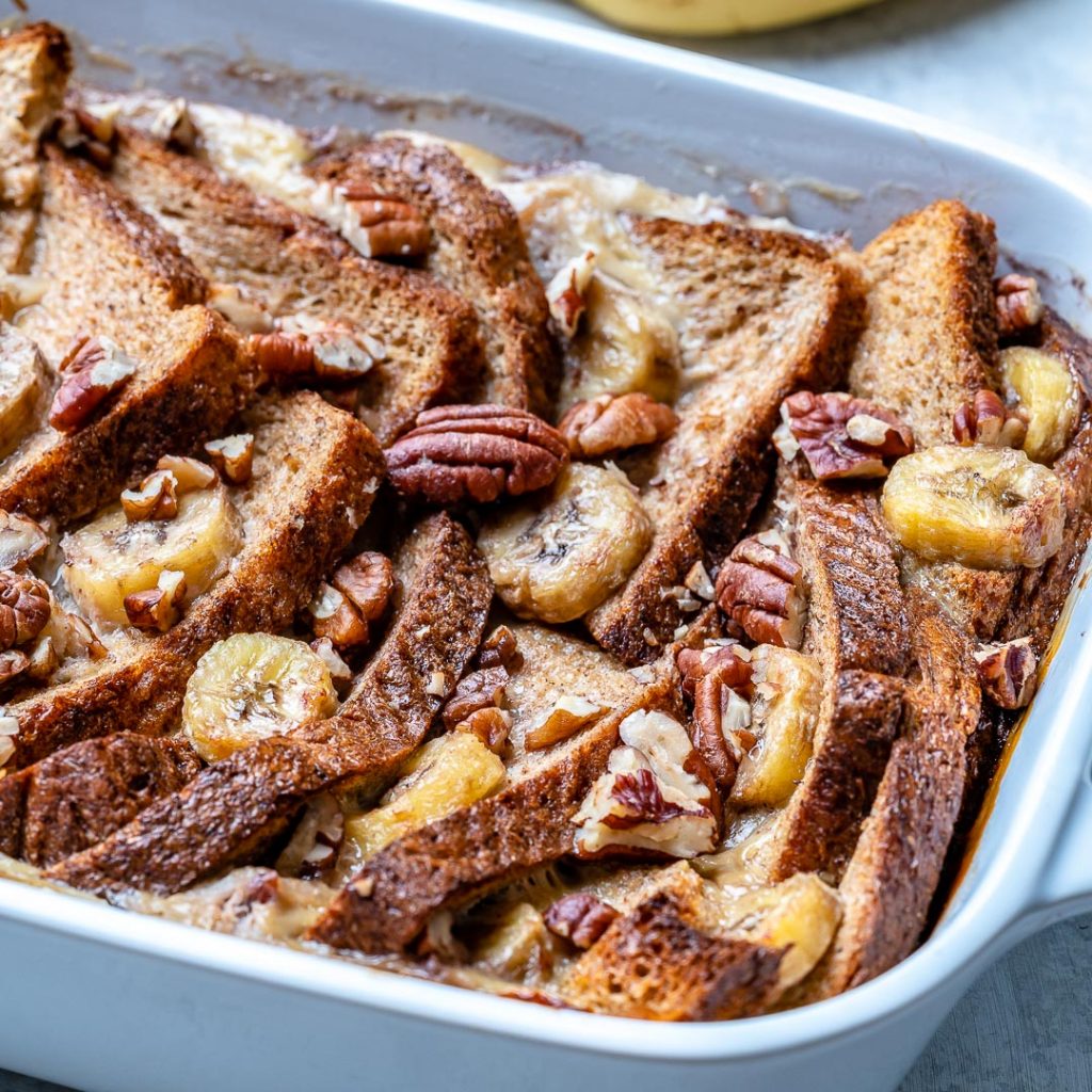 Sprouted Overnight French Toast Casserole | Clean Food Crush