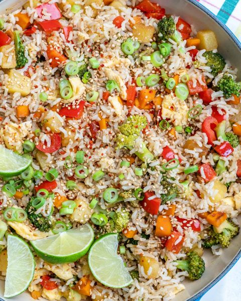 Sweet + Savory Hawaiian Fried Rice | Clean Food Crush