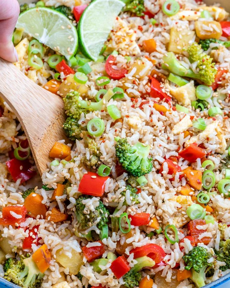 Sweet + Savory Hawaiian Fried Rice | Clean Food Crush