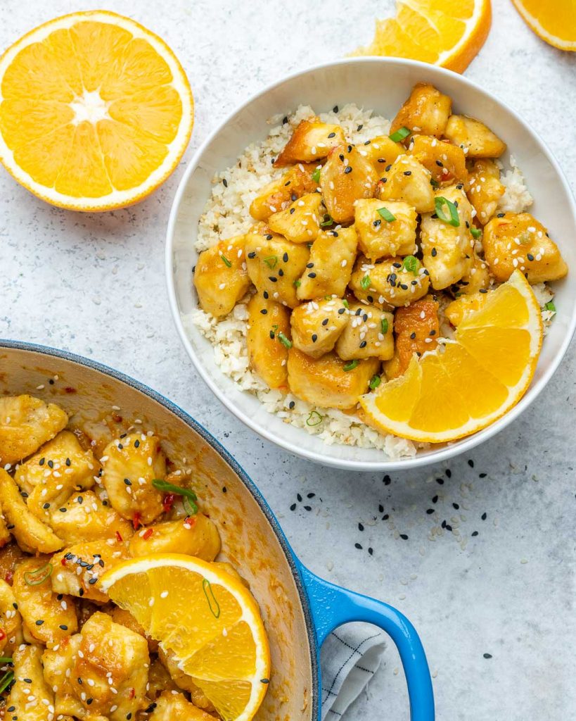 Easy Orange Chicken Skillet | Clean Food Crush