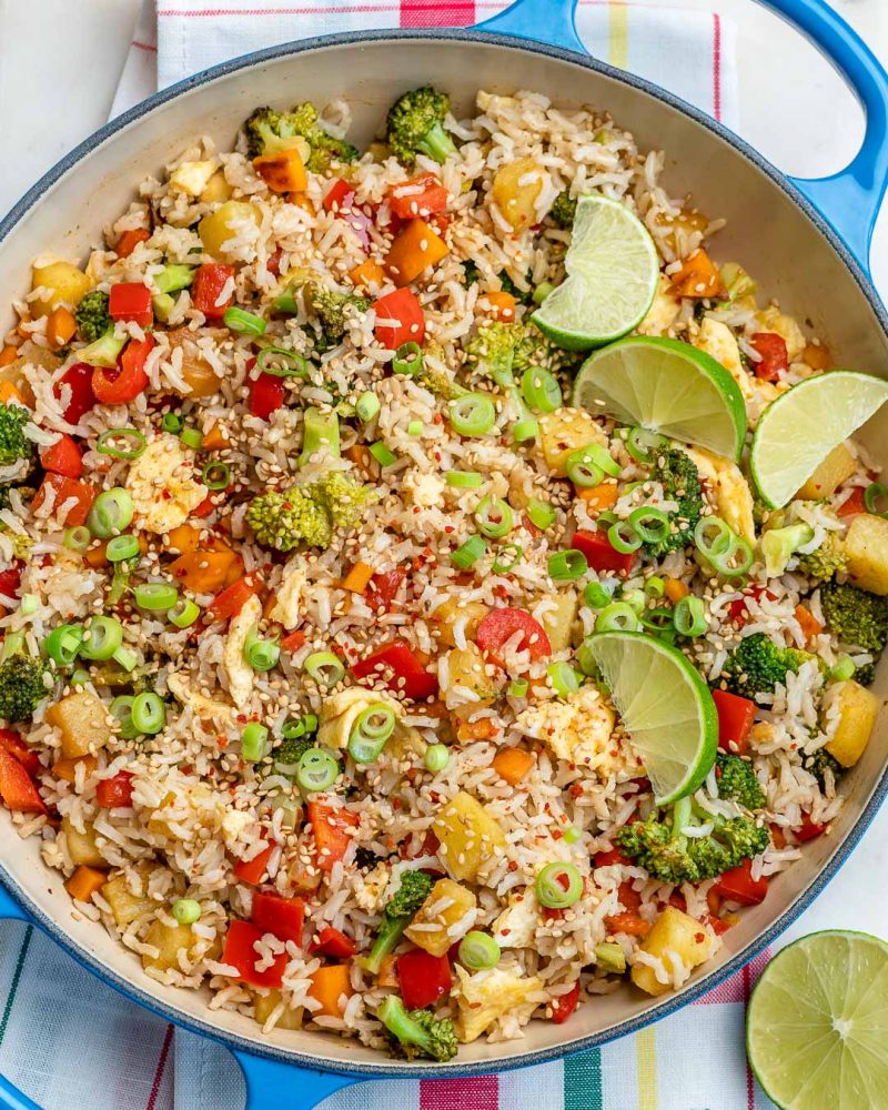 Sweet + Savory Hawaiian Fried Rice | Clean Food Crush
