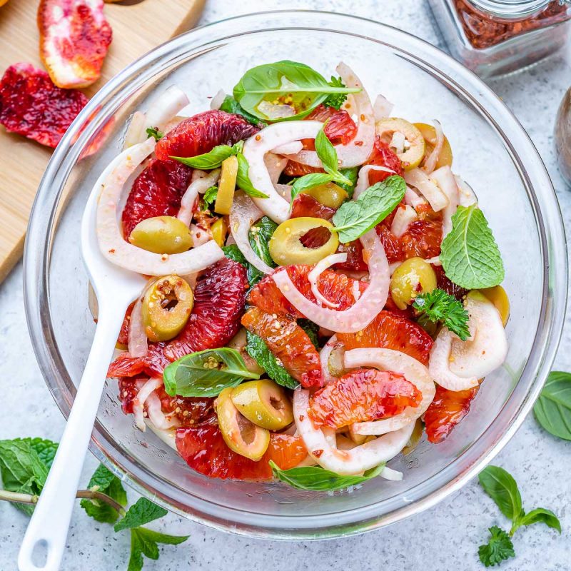 Blood Orange + Olive + Fennel Salad | Clean Food Crush